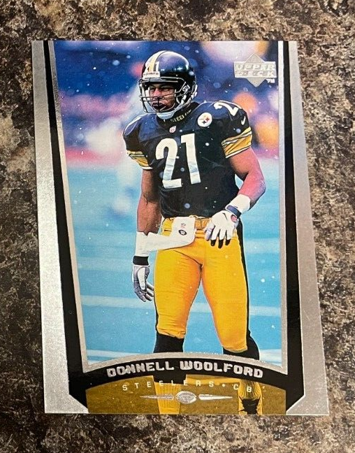 1998 UPPER DECK Card # 202 Donnell Woolford - Pittsburgh Steelers | eBay