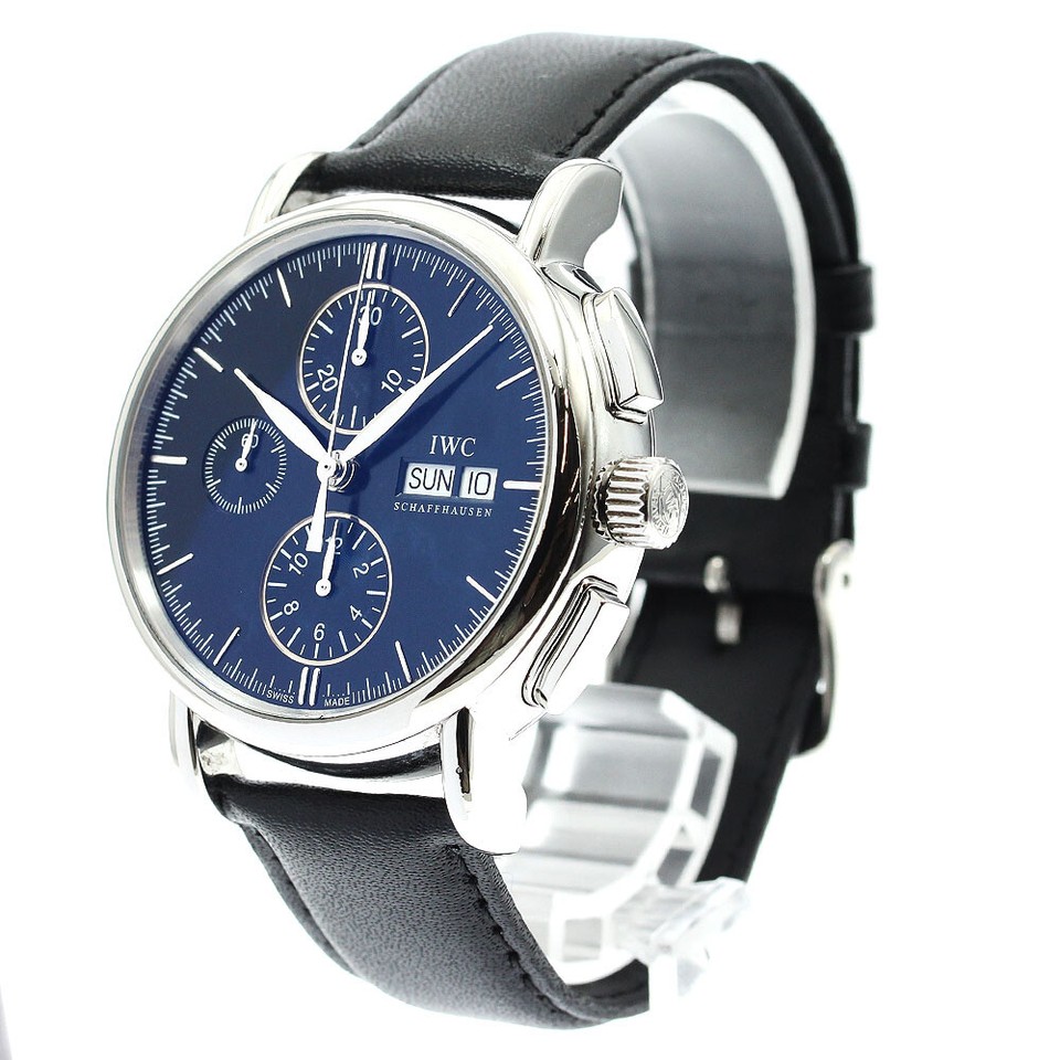 IWC SCHAFFHAUSEN Portofino IW378303 Chronograph Automatic Men's Watch ...