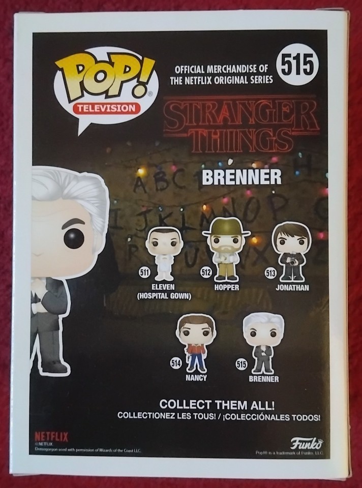 Stranger Things Brenner Matthew Modine Funko Pop Television 515 | eBay