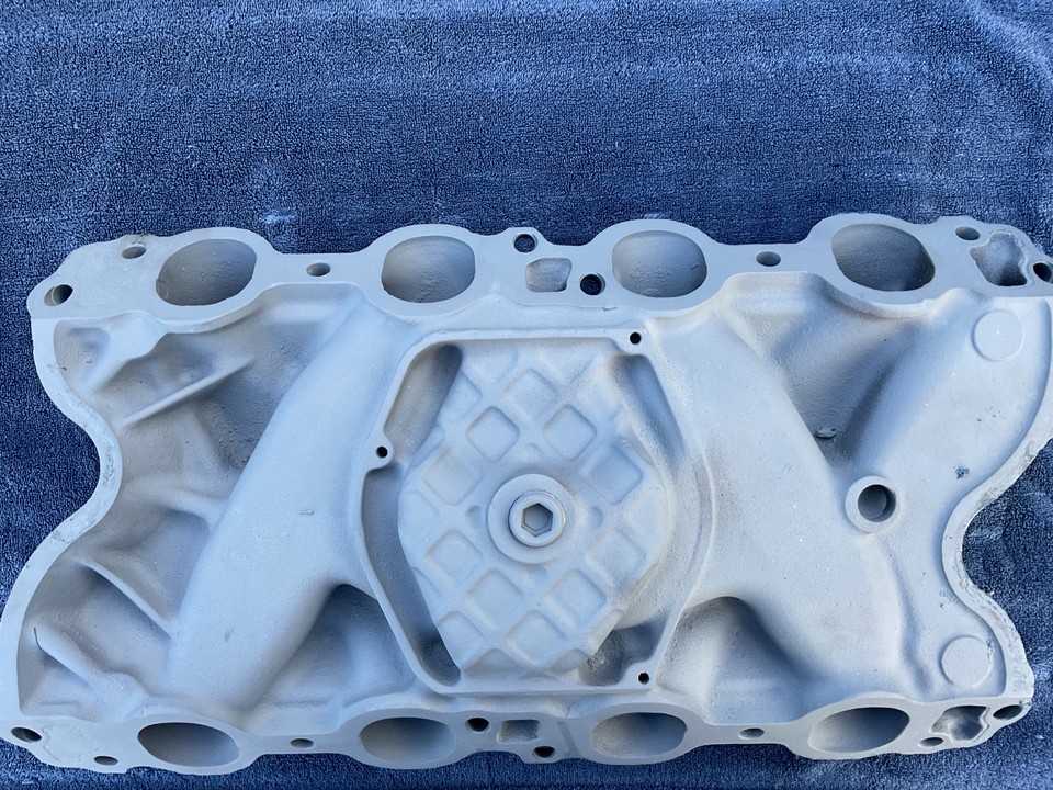 Mustang Cougar Torino 429 Cobra Jet CJ SCJ 4 Barrel Intake Manifold ...