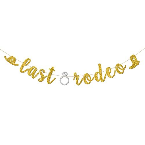 Last Rodeo Banner Bride To Be Party Decorations Western Cowgirl Bridal ...