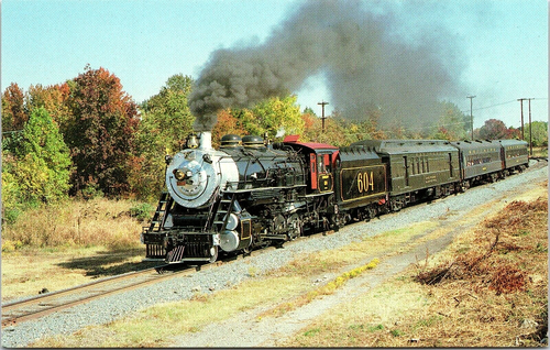 Postcard Train Southern Railway 604 North Carolina | eBay