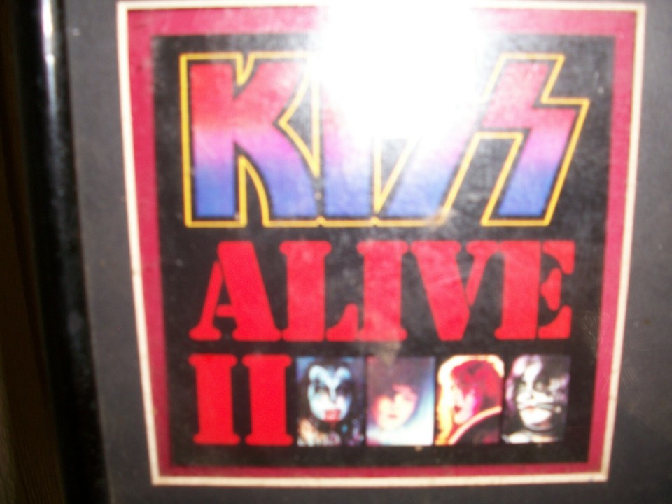 KISS - "RARE" 1998 KISS ALIVE II GOLD RECORD | eBay