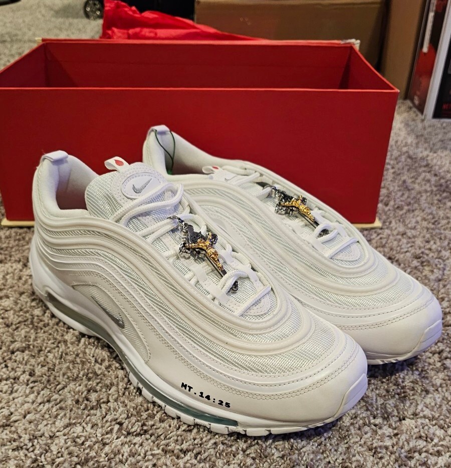 MSCHF x Nike Air Max 97 "Jesus Walk on Water " Men's size 11 US | eBay