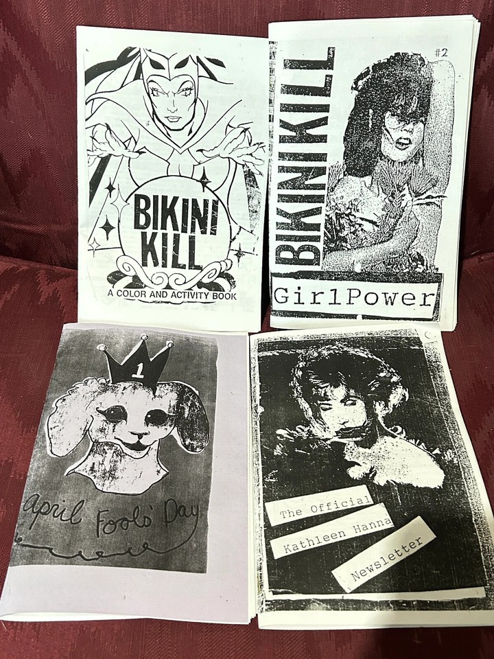 Riot Grrrl Revival: Collectible Zine Pack Featuring 4 ZINES by KATHLEEN ...