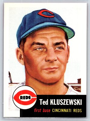 1991 Topps Archives Ultimate 1953 #162 Ted Kluszewski Cincinnati Reds ...