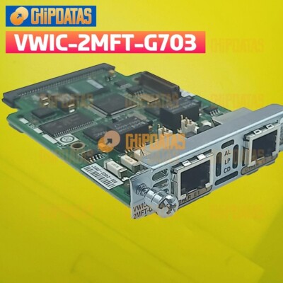 1PCS USED VWIC-2MFT-G703 Module Best Quality Verified | eBay
