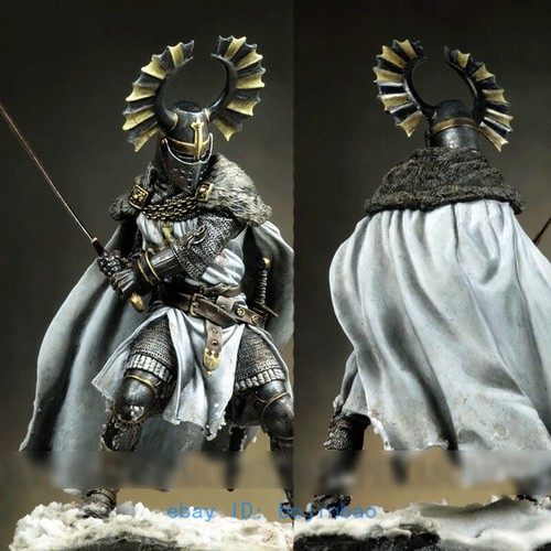 1/18 Scale 90mm Ancient Knight Resin Figure Model Kits Unpainted Garage ...