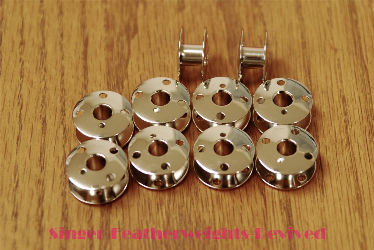 NEW SINGER 66, 99, 185, 201, 401, 403, 404, 500A, 503A METAL BOBBINS ...