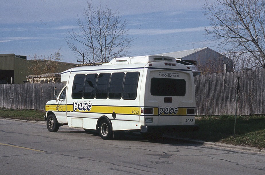 Transit Slides - Pace Bus Coach #4053 Westmont Illinois 1990 Chicago ...