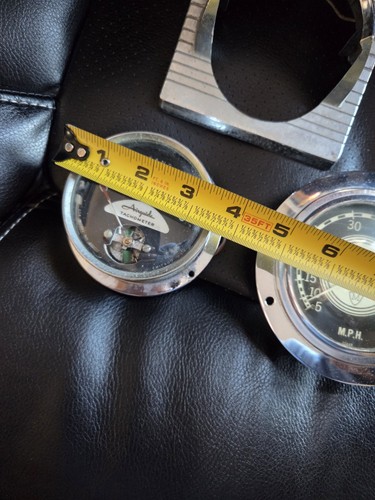 ANTIQUE/VINTAGE MUSKEGON OUTBOARD SPEEDOMETER/AIRGUIDE TACHOMETER RARE ...