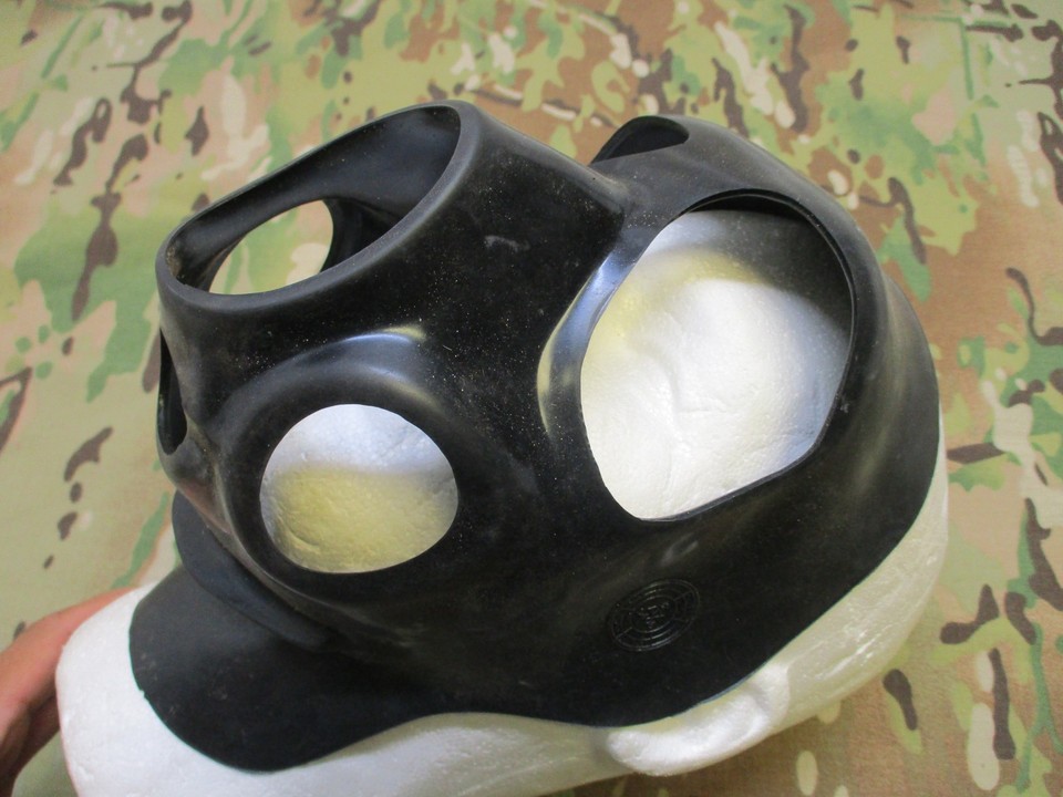 M40 GAS MASK SECOND SKIN REPLACEMENT PARTS BLACK OUTER LAYER FULL FACE ...