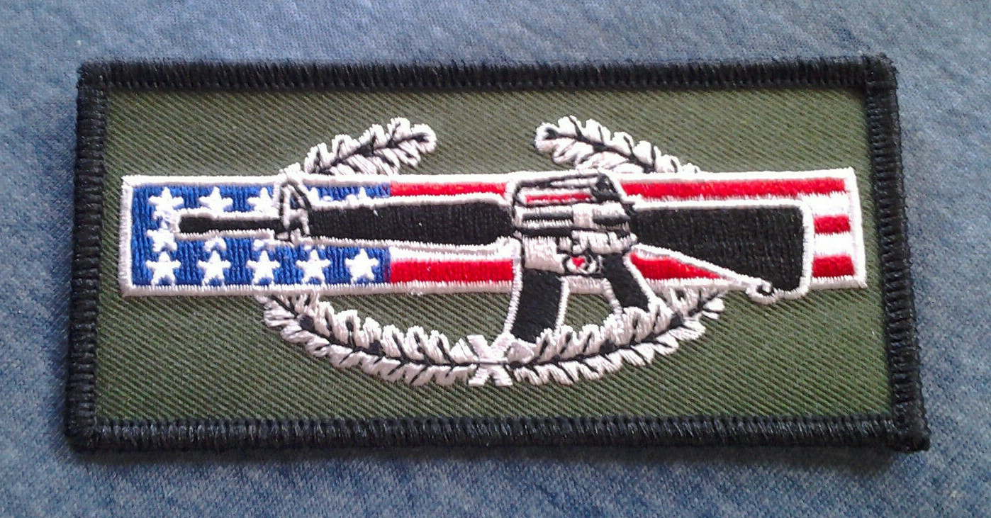 COMBAT INFANTRY BADGE USA CIB (4-1/4") US ARMY Military Patch PM0592 EE ...