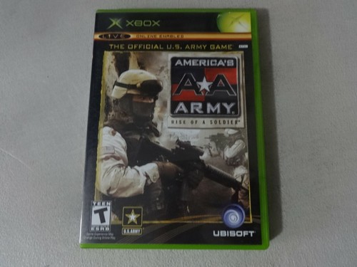 America's Army Rise Of A Soldier Original Microsoft Xbox Game Complete ...