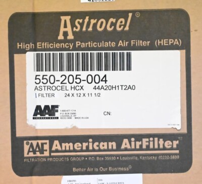AAF Flanders AstroCel HCX Air Filter 550-205-004 24x24x11.5 | eBay