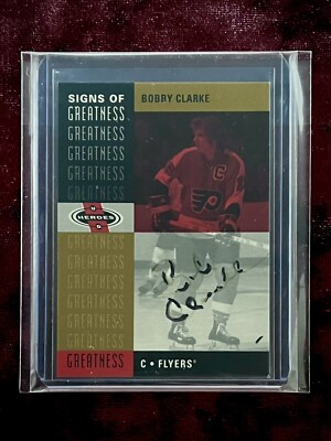 Bobby Clarke 2000 Upper Deck Legends Signs Autograph NHL HOF Flyers ...