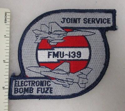 US AIR FORCE FMU-139 ELECTRONIC BOMB FUSE PATCH Original Vintage | eBay