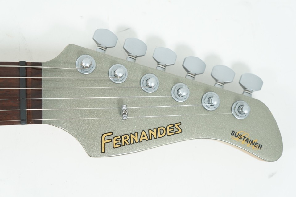 Fernandes FR-65S SUSTAINER SSH Metallic Silver PTR Wilkinson Bridge | eBay