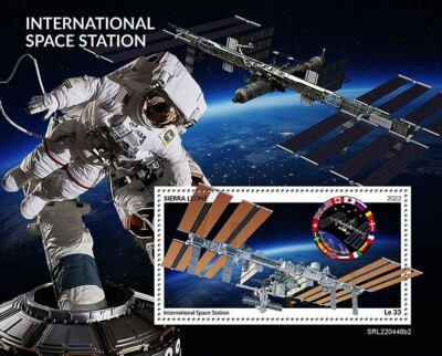 INTERNATIONAL SPACE STATION (ISS) Spacewalk Stamp Sheet (2022 Sierra ...
