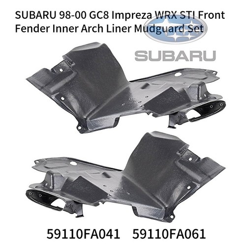 SUBARU 98-00 GC8 Impreza WRX STI Front Fender Inner Arch Liner Mudguard ...