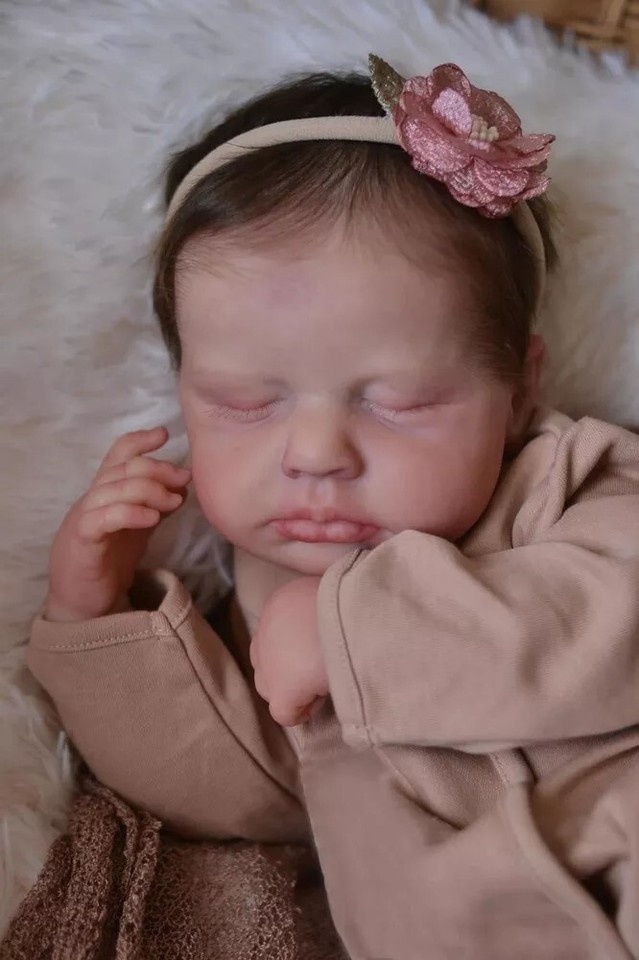 Pinky Reborn Baby Dolls Girl 20 Inch Lifelike Realistic Newborn Doll ...