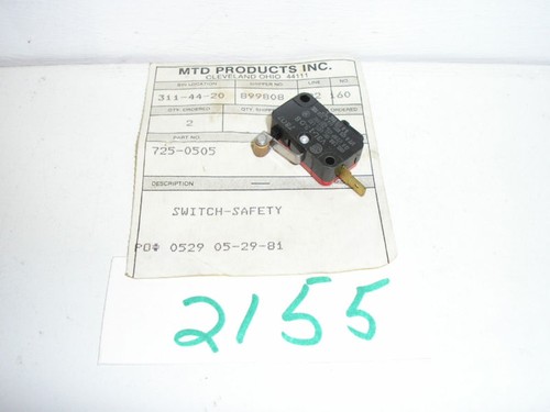 MTD 725-0505 Safety Switch | eBay