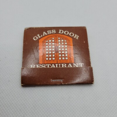 Glass Door Restaurant Matchbook Scottsdale Arizona Match Box Vintage ...