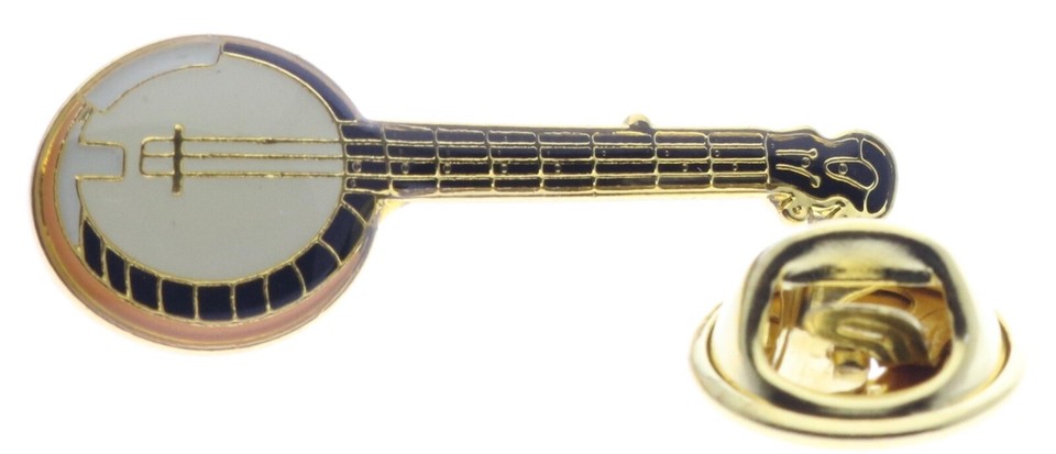 Banjo Musical Instrument 1 1/4 inch Hat Lapel Pin RAM4871 F4D11D | eBay