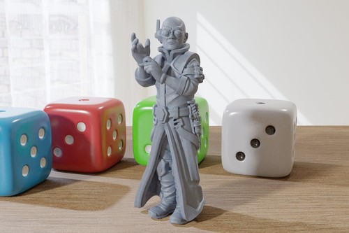 Cyber Doctor - 3D Imprimé Proxy Mini Figurines pour Sci-Fi And ...
