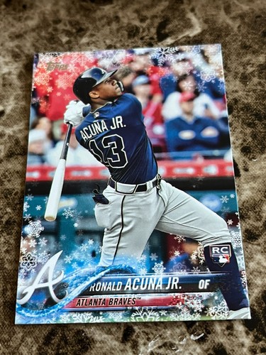 2018 Topps Holiday #50 Ronald Acuna Jr Rookie | eBay