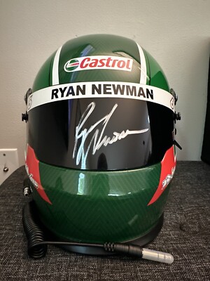Ryan Newman AUTOGRAPHED NASCAR Castrol Full-Size Helmet (PA COA) 🏎️🔥 | eBay