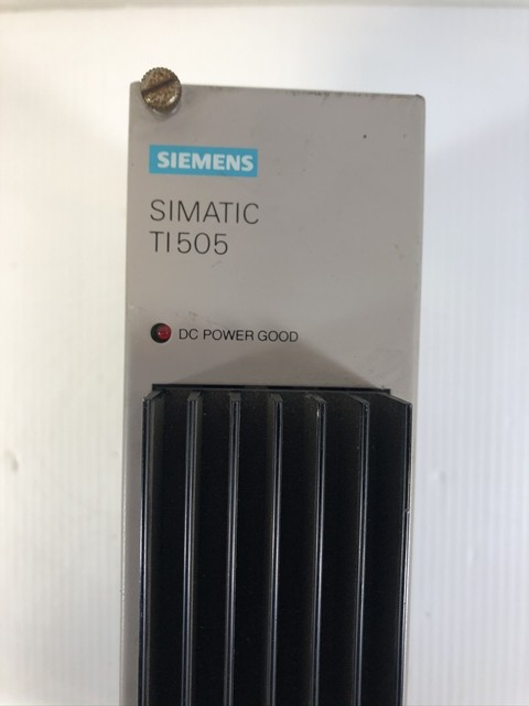 Siemens Simatic TI505 505-6660 Power Supply 16 Slot Ti545 24 VDC in ...