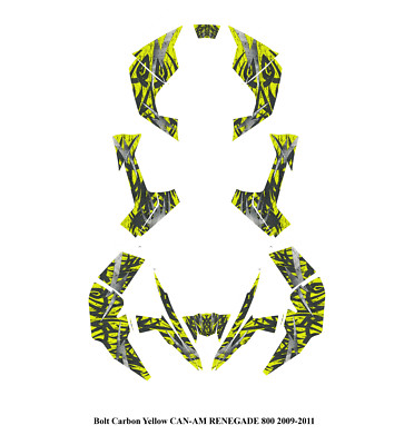 Graphics Kits Decal Decals Stickers 4 Can am Can-am Renegade 800 2009 ...