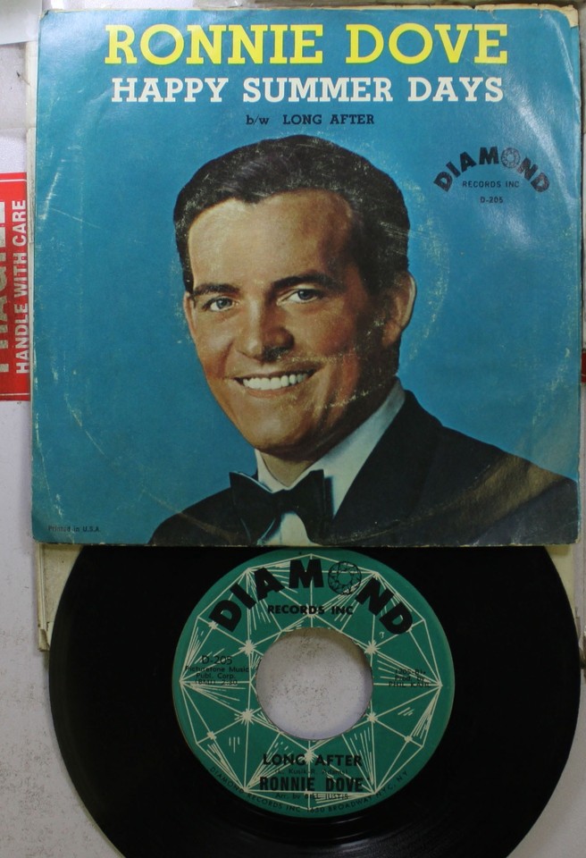 Rock Imagen Manga 45 Ronnie Dove - Happy Summer Days / Long After On ...