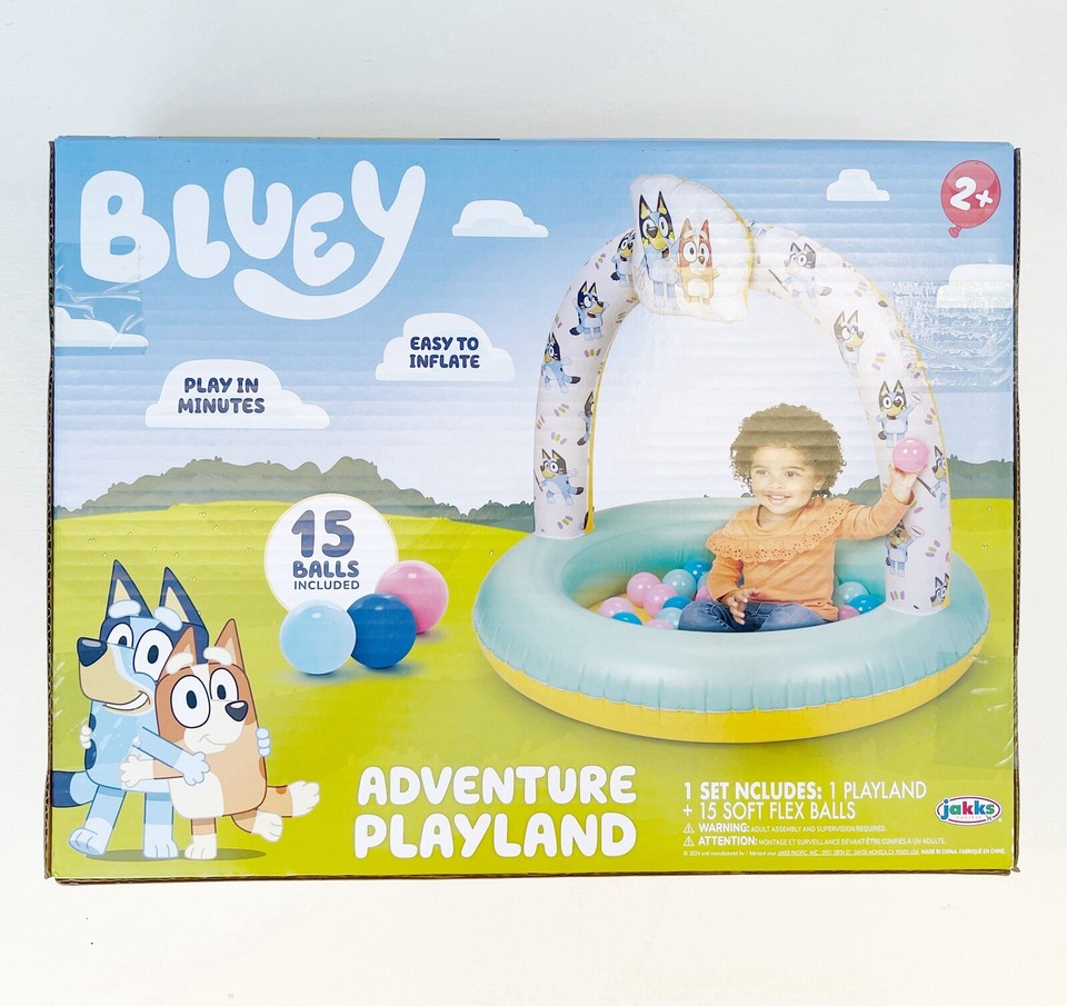 Bluey Activity Adventure Playland Ball Pit Toy 15 Balls Included- RARE ...