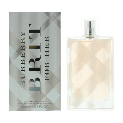 Burberry Brit by Burberry for Women Eau de Toilette Spray 3.4 oz ...