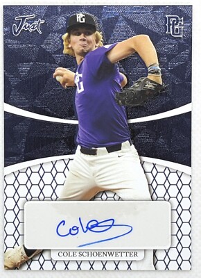 2022 LEAF PERFECT GAME NATIONAL SHOWCASE JUST MINORS COLE SCHOENWETTER ...