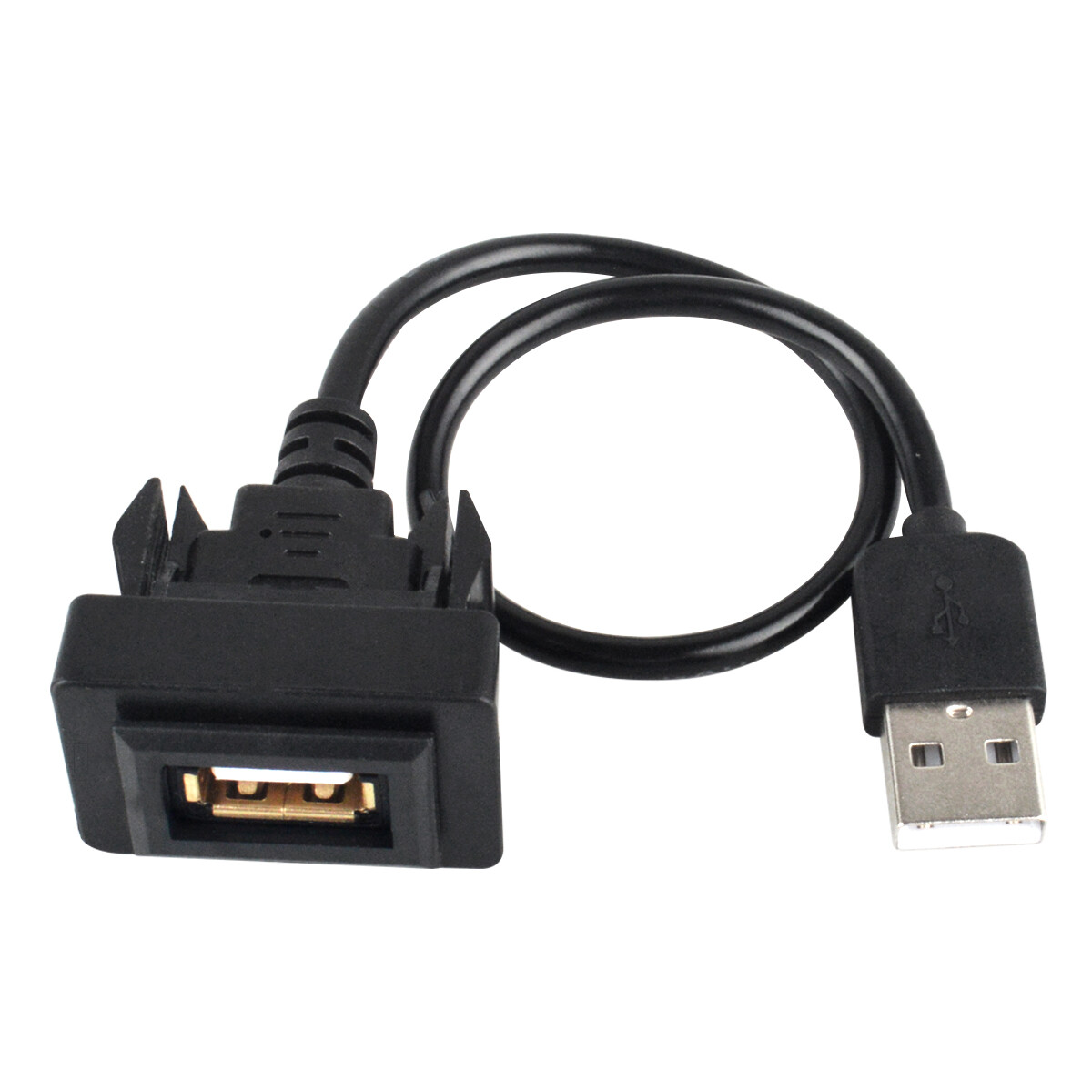 Car Dash Flush Mount USB Port Panel Extension Cable Adapter Fits for ...