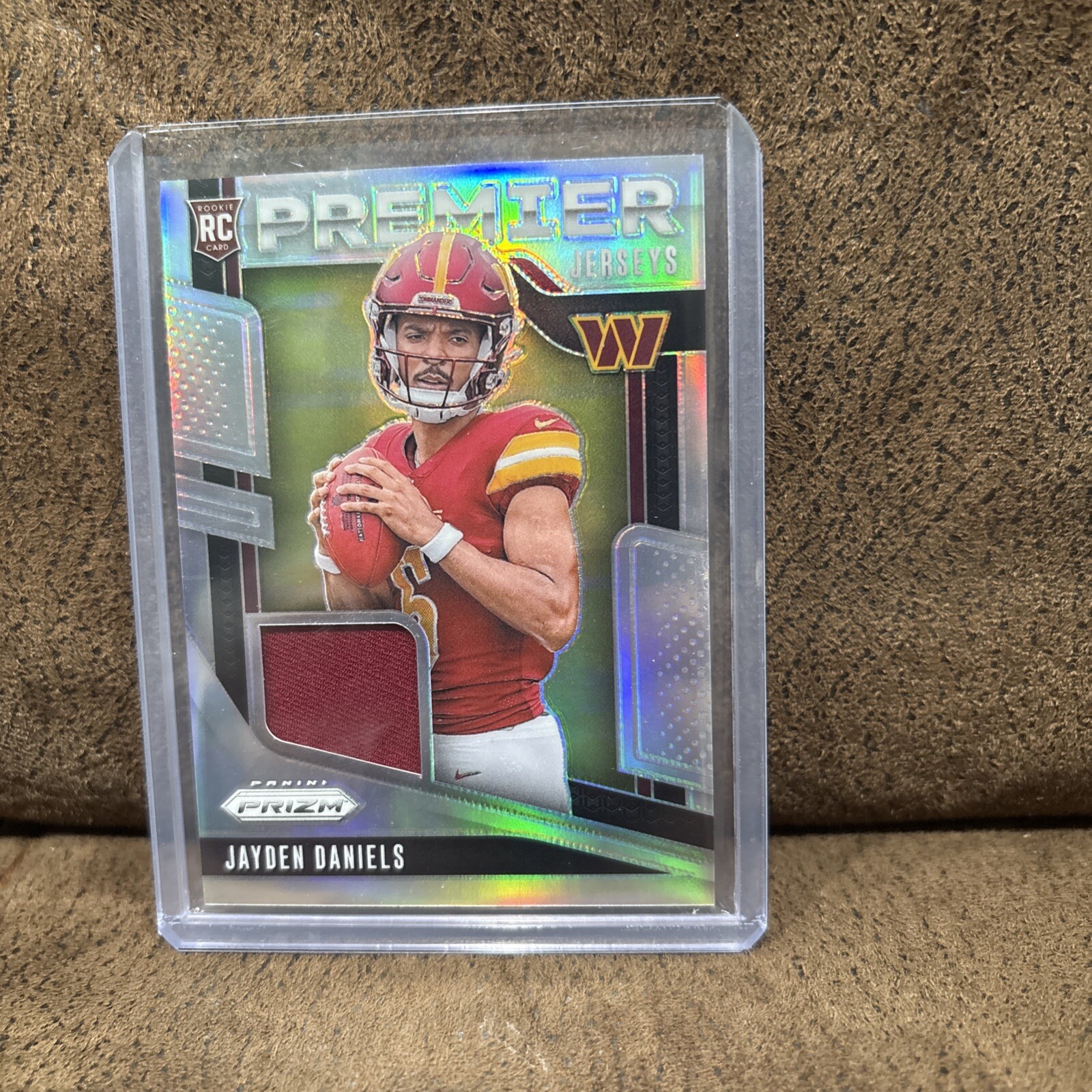 2024 Panini Prizm Jayden Daniels Silver Prizm Rookie Premier Jerseys #PJ-JDS RC | eBay