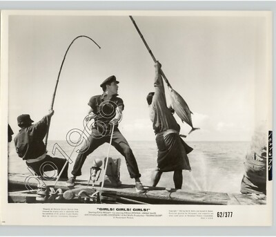 ELVIS PRESLEY On Boat In GIRLS! GIRLS! GIRLS! Movie Music 1962 Press ...