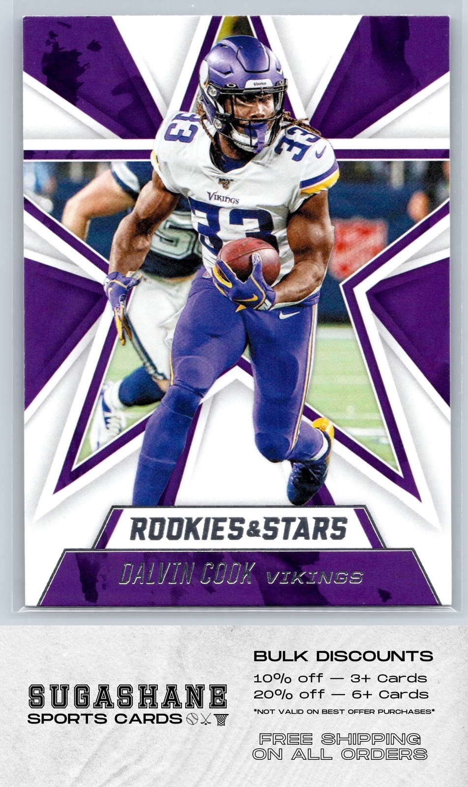 2020 Panini Rookies & Stars 70 Dalvin Cook Minnesota Vikings Football ...