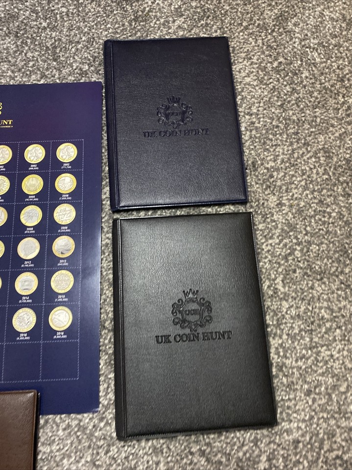 X1 Uk Coin hunt £2 Folder With Inserts Commonwealth Sets Album ...