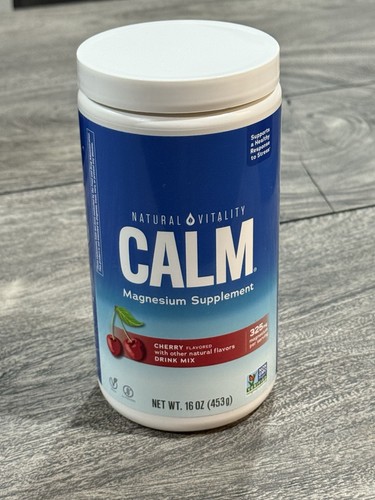 Natural Vitality Calm Magnesium Powder - Anti-Stress Drink, Cherry ...