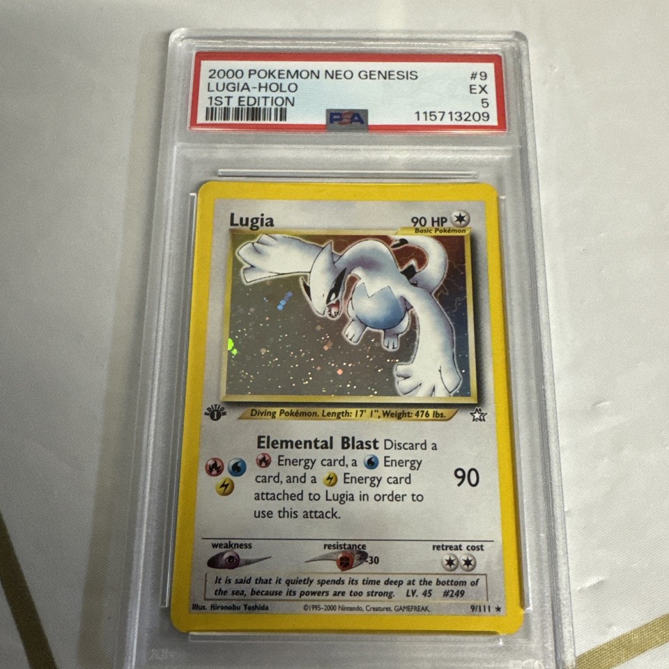 Lugia 9/111 Pokemon TCG Neo Genesis 1st Edition - PSA 5 EX | eBay