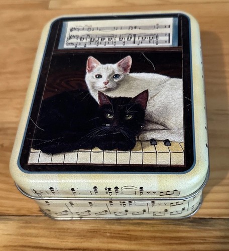 VTG Ebony And Ivory White Truffle Cats Tin Box Container . 1950’s | eBay