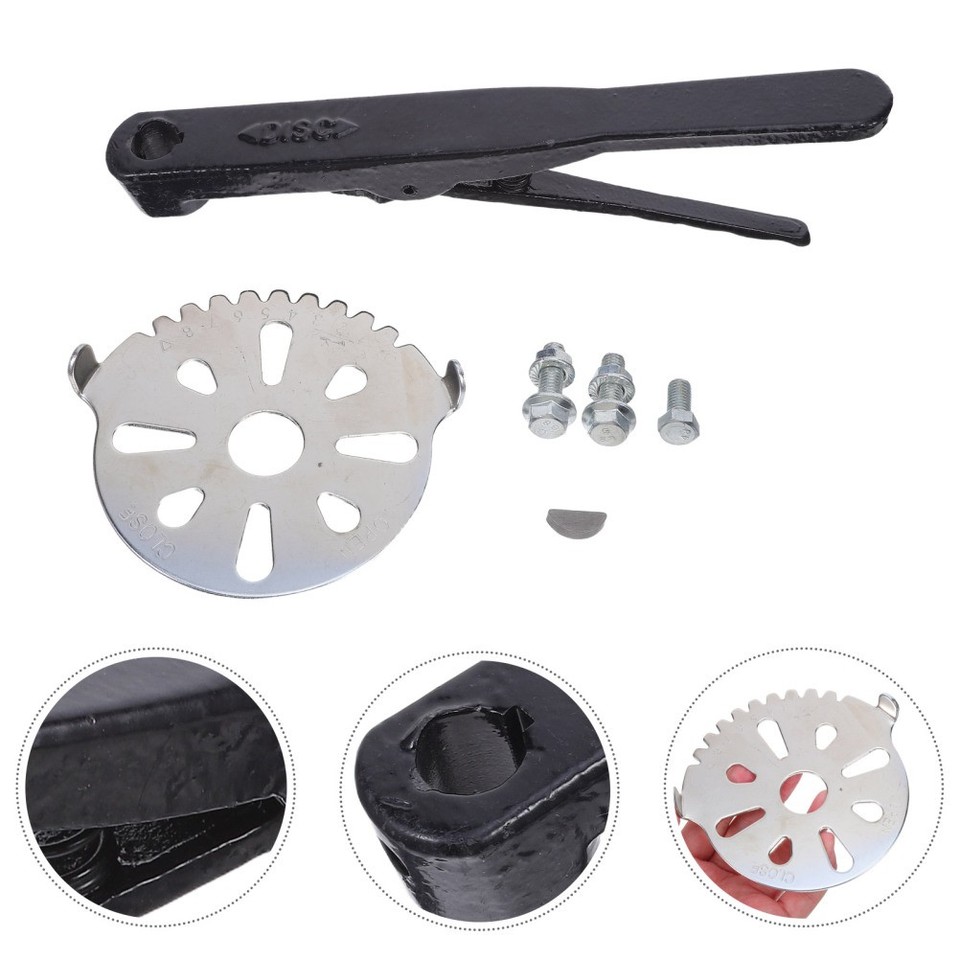 Lever Handle for 4 Inch Butterfly Valve - Cast Iron Spring-Loaded ...