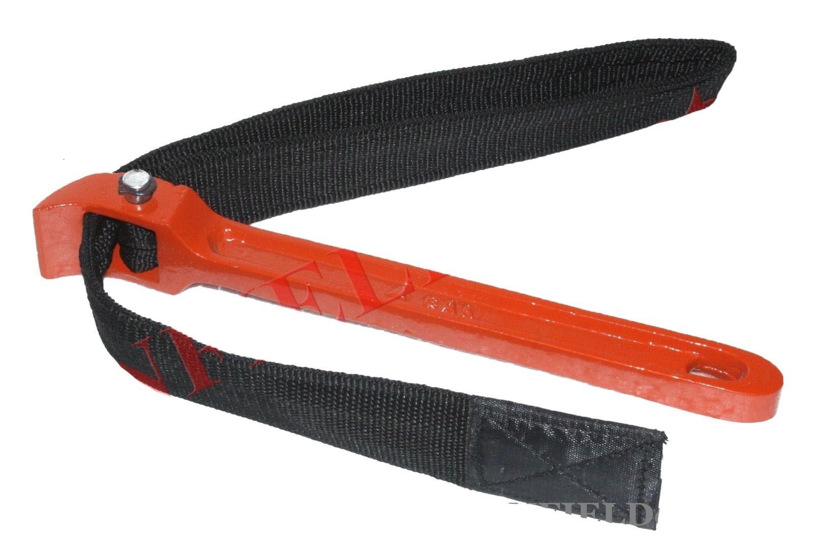 Oil Filter Removal Tool Strap Wrench Adjustable Universal Car Van ...