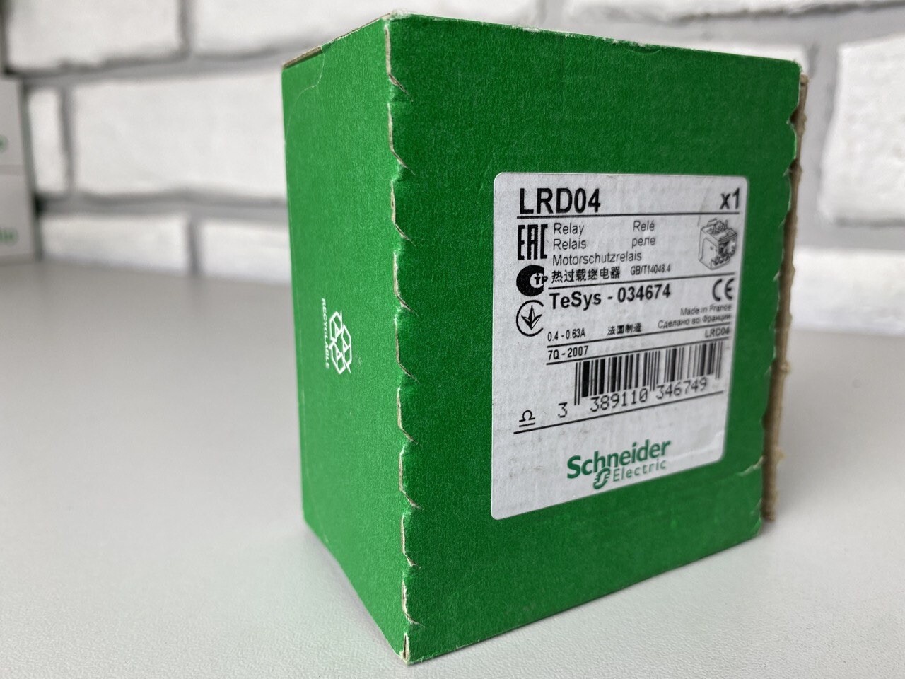 1ps Schneider LRD04 TeSys 034674 LRD thermal overload relays 0.4...0 ...