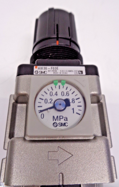 SMC AW30-F03E FILTER REGULATOR & VHS30-F03 SOLENOID & AFM30-F03 MIST ...