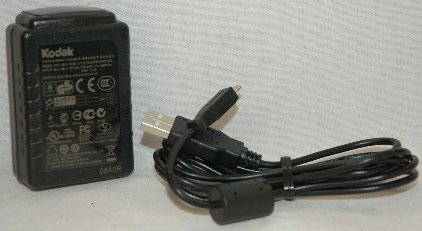 NEW Genuine Kodak AC POWER ADAPTER + Micro-U8 USB Digital Camera ...